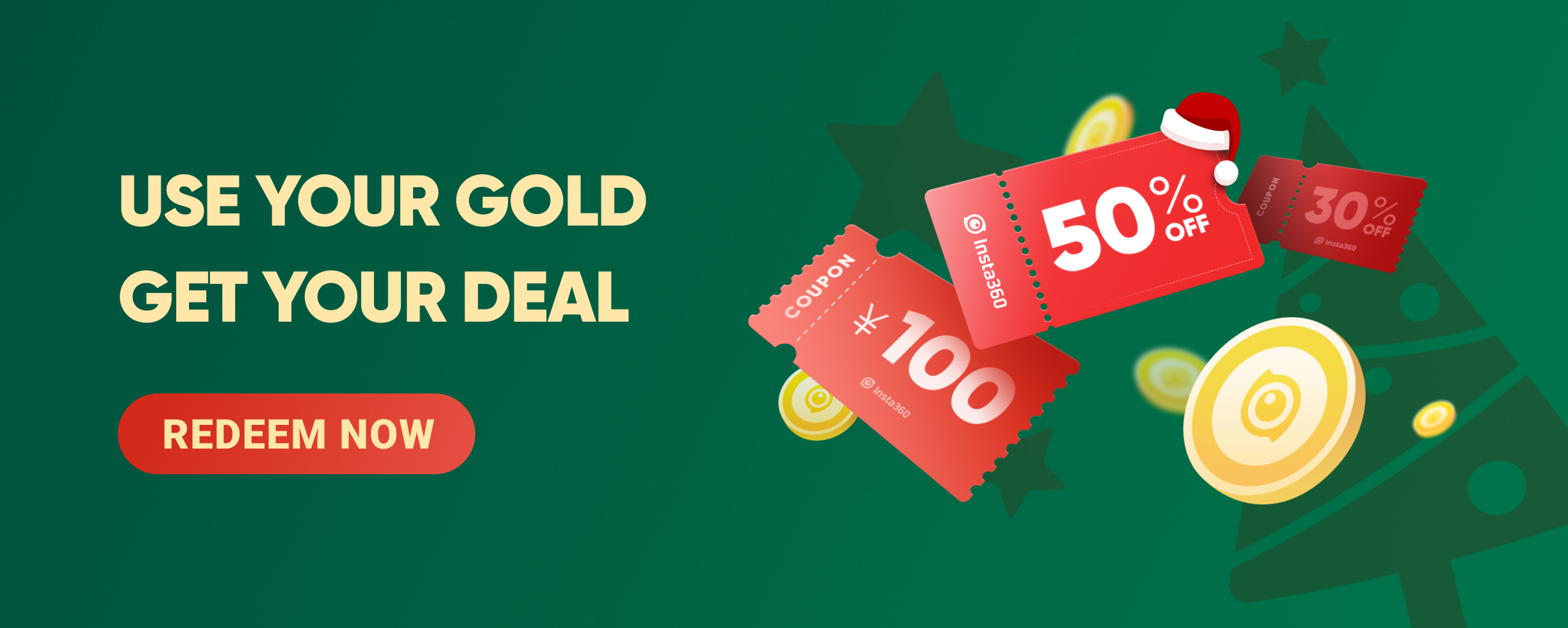 🎄Insta360 Gold Limited Time Christmas Coupon - Insta360 Community Forum