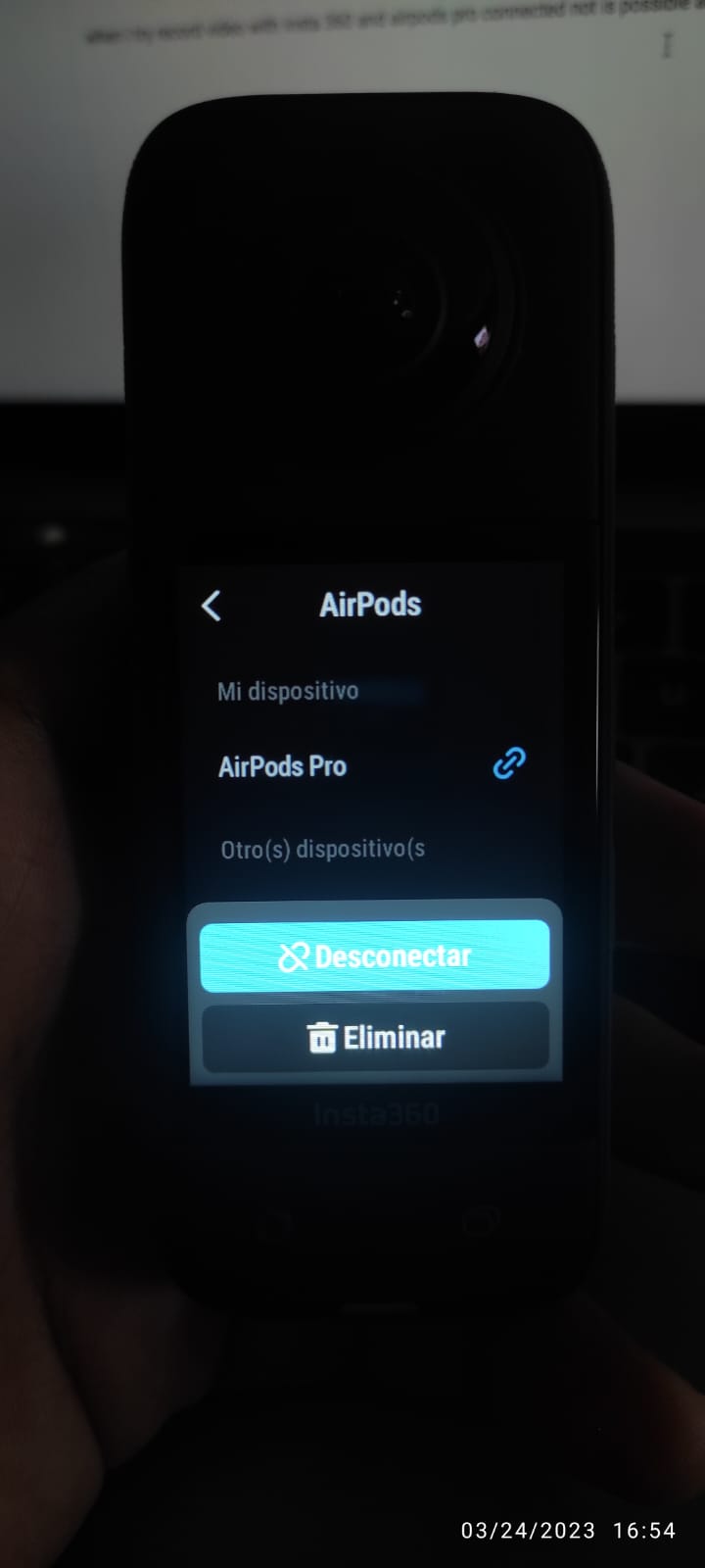 [SOLVED] Record video with airpods error - Insta360 Community Forum