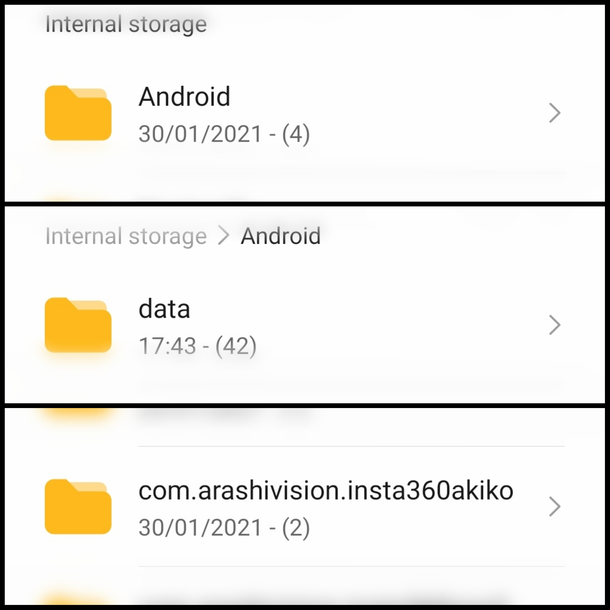Tutorial - copying/ moving insta360 files from or onto your Android ...