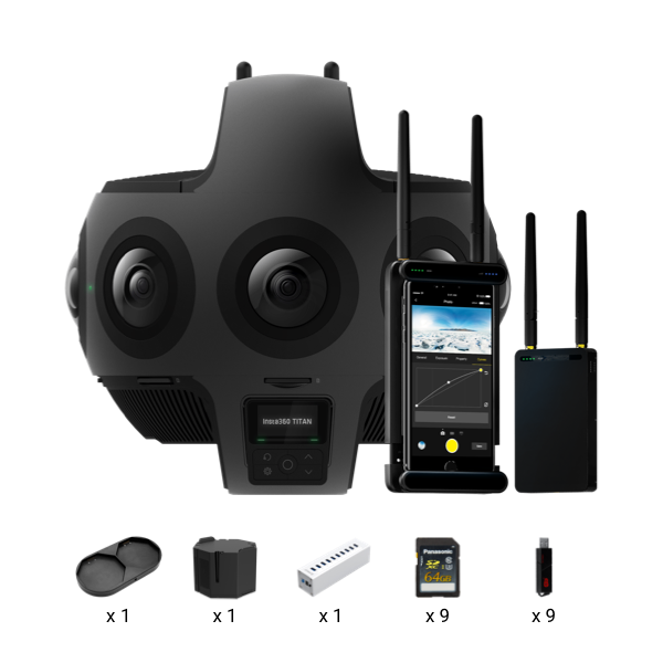Acheter la Titan - La caméra 3D 360 professionnelle 11K - Insta360