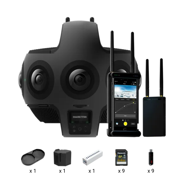 Acheter la Titan - La caméra 3D 360 professionnelle 11K - Insta360