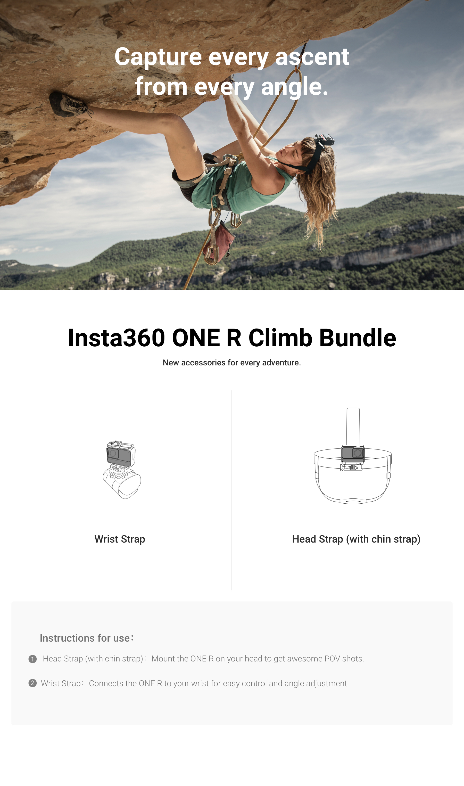 Buy the Insta360 Climb Bundle For One R / One X / One | Camzilla Australia