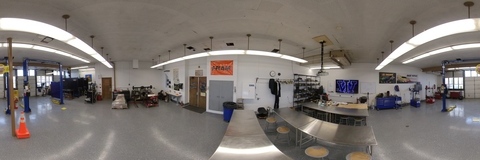 West Islip High School Automotive Technology Lab Room 163 - Insta360